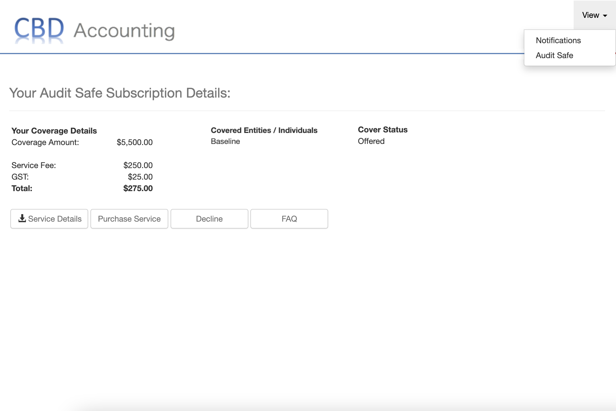 AuditSafe Client Portal
